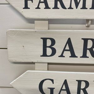 Wall Decor | New Rustic Wooden Picket Fence Sign | Poshmark